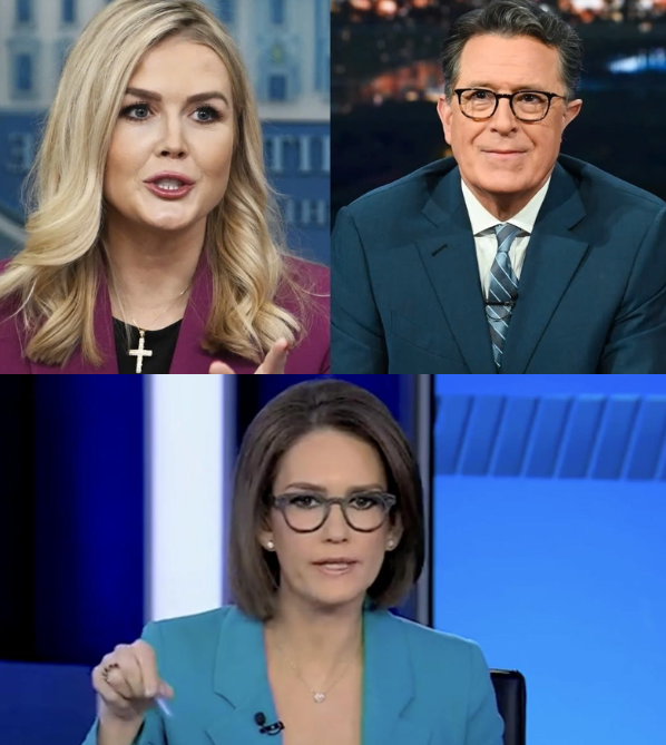 Karoline Leavitt Hijacks Stephen Colbert’s Stage in Fiery Clash ...