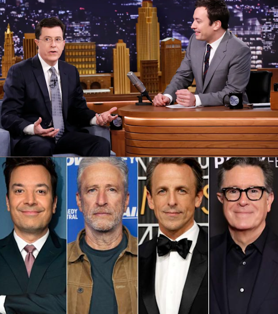 Jimmy Fallon and Fellow Comedians Unite for Surprise Show of Support at ‘The Late Show ...